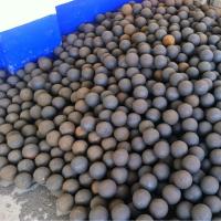 China 17mm - 120mm High Chrome Steel Ball High Manganese Steel Forged Balls For Gold Mine for sale