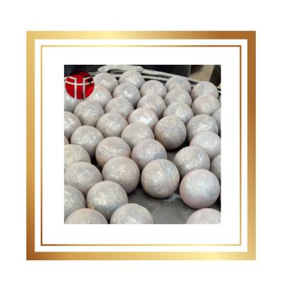 China Copper Iron Hot Rolling Grinding Steel Balls 65HRC No Breakage for sale