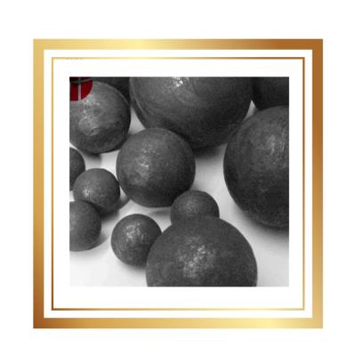 China 60HRC 58HRC Forged Grinding Balls B2 Cast Grinding Media Ball For Cement Plant Ball Mill for sale