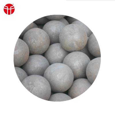 China Carbon Forged Steel Cement Grinding Balls 5 Inch 55HRC 65HRC for sale