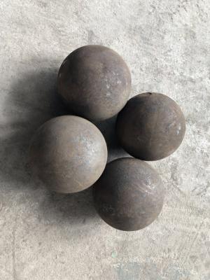 China 50 - 60HRC Sag Mill Forged Grinding Steel Ball 3 Inch 12J/CM2 min for sale