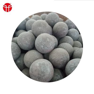 China 3 Inch Steel Grinding Media 80mm Wear Resistance Iron Grinding Balls For Copper Mine for sale