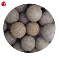China 20 - 60mm Hot Rolled Grinding Steel Balls Carbon Material For Zinc Ore for sale