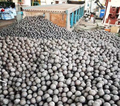 China Industry Steel Forged Grinding Balls 20 - 150mm Grinding Media Cast Balll for sale