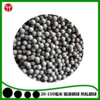 China 1.25 Inch Hot Rolling Grinding Media Steel Balls For Copper Mine High Hardness for sale
