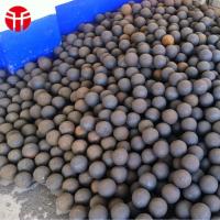 China Excellent Hardness 55-65HRC Hot Rolling Steel Balls 100mm With Impact 12J/CM² for sale