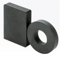 China Large Round Ring Arc Bar Block Permanent Ferrite Magnet For Speakers Tolerance About /-1mm for sale
