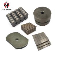 China Customized SmCo Ring Round Square Magnet with Radial Oriented Magnetization Direction for sale