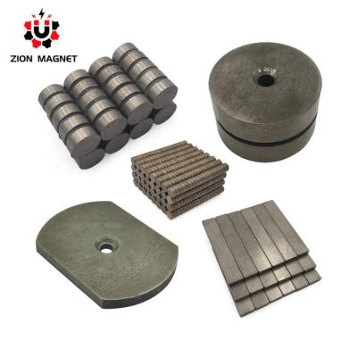 China Customized SmCo Ring Round Square Magnet with Radial Oriented Magnetization Direction for sale