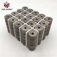 China Customized SmCo Ring Round Square Magnet with Radial Oriented Magnetization Direction for sale