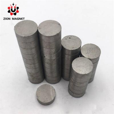 China High Temperature Resistant Disc Round SmCo Magnet with ISO9001 2008 Certification for sale