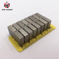 China Customized Radial Oriented Super Strong Smco Block Magnet for Industrial Applications for sale