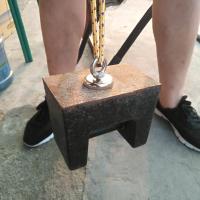 China 160KG Pull Force Fishing Magnet with Ropes and Eyebolt Industrial Magnet NdFeB Material for sale