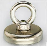 China 160KG Pull Force Fishing Magnet with Ropes and Eyebolt Industrial Magnet NdFeB Material for sale