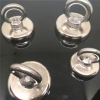 China 150kg Pulling Force Neodymium Magnets Pot Magnet Fishing Detector with Zinc Coating for sale