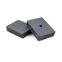 China Acceptable Customized Excellent Disc Arc Ring Block Ceramic Black Y35 Ferrite Magnets for sale