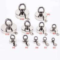 China Super Strong Pot Fishing Magnet 1000LBS Fishing Neodymium Magnet Set for Pulling Force Kit for sale