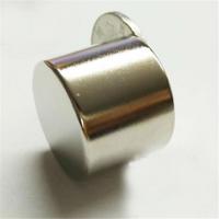 China N35 N42 N50 N52 Rare Earth Gold Plated Cylinder Neodymium Magnet for Applications for sale