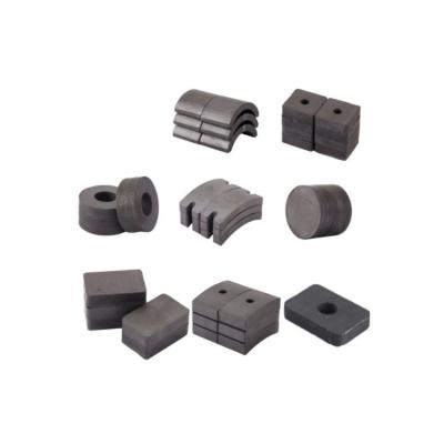 China Customized Permanent Ferrite Magnet with Axial and Radial Magnetization Direction for sale