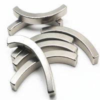 China Nickel-cu-nickel Coated Powerful NdFeB Half Round Magnet Manufacturers for Industrial for sale