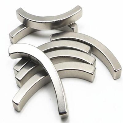 China Nickel-cu-nickel Coated Powerful NdFeB Half Round Magnet Manufacturers for Industrial for sale