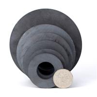 China Large Ring Ferrite Y30 Y35 Magnets Speaker Magnets for Professional Audio Systems for sale