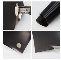 China Black Flexible Magnetic Strip Sheet Roll for DIY Rubber Magnet Rolls Customized Size for sale