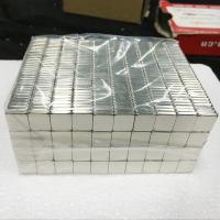 China Super Strong Neodymium Magnet with /-0.05mm Tolerance and Nickel-cu-nickel Coating for sale