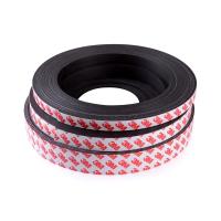 China Customized Size Isotropic Flexible Magnetic Tape Rubber Magnet with 3M Self-Adhesive for sale