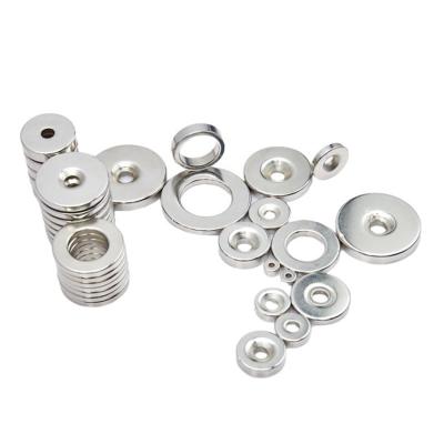 China Customized Acceptable N35 Silver Neodymium Annular Magnet for Your Plan for sale