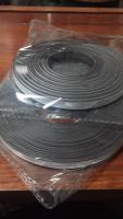 China Customized Size Magnet Strip Flexible Rubber Black Magnetic Tape for Magnetic Materials for sale