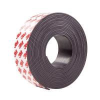 China Customized Size Isotropic Flexible Magnetic Tape Rubber Magnet with 3M Self-Adhesive for sale