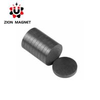 China Customized Acceptable Strong Magnetic Disc Ferrite Magnet for Speakers for sale