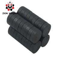 China Customized Acceptable Strong Magnetic Disc Ferrite Magnet for Speakers for sale