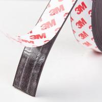 China Rubber Magnet Strip Roll 3M Double Side Adhesive Magnetic Tape for Magnetic Solutions for sale