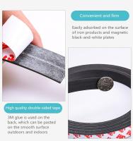 China Self Adhesive Rubber Magnetic Tape in 2022 Customized Size with Cutting Service for sale