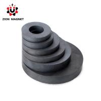 China Ferrite Disc Magnet for Radial Magnetization and Axial Magnetization Direction for sale