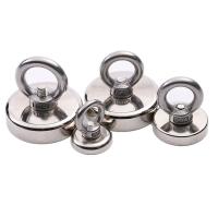 China Super Strong and Powerful Fishing Hooks Magnet with Eyebolt Permanent Composite NdFeB for sale