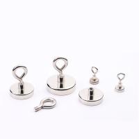 China Strength Recovery Magnetic Material N38 Neodymium Magnet Fishing Pot with Eyebolt for sale