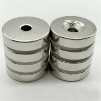China Strong Round Disc Block Shape Neodymium Magnet N30-N52 Grade with Permanent Coating for sale
