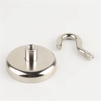 China NdFeB Magnet Composite Super Strong Magnetic Holder Hook with 500LBS Pulling Force for sale