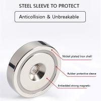 China LFYGY 500kg Neodymium Pot Magnet with Super Strong Permanent Round Rare Earth Countersunk for sale