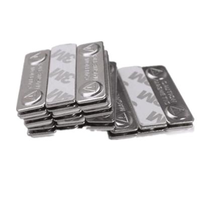 China Decoiling Processing Service Custom Blank Magnet Badge 3M Base with Stronger Magnetic for sale