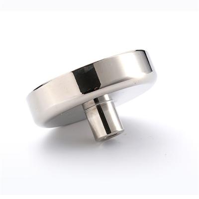 China Composite NdFeB Magnet Pot with Inside Screw D90*h18-M10 D3.54 inch*h0.71 inch for sale