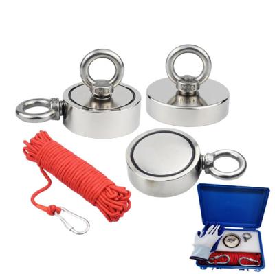 China Super Strong Pot Magnet Set for Industrial Magnet Applications 2000lbs Pulling Force for sale