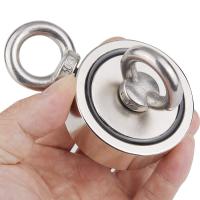 China 600KG MAX Pulling Force Magnets Fishing Kit with Sintered Neodymium-Iron-Boron Material for sale