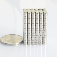 China Neodymium Magnet Stock N35 Permanent Rod Disc Magnet with and /-0.01-0.05mm Tolerance for sale