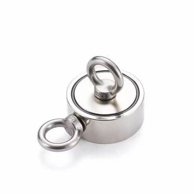 China Double Side Neodymium Magnet for Fishing 600KG Pulling Force and Magnet Epoxy Coating for sale
