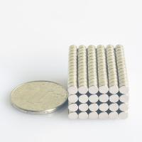China Super Strong N35 Neodymium Magnetic Material Disc Magnets with Tolerance /-0.01-0.05mm for sale