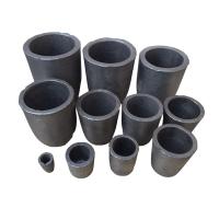 China Customized Bottom Diameter High Pure Clay Graphite Crucible for Small Casting Alchemy for sale